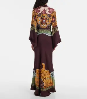 La DoubleJ Sleek Placee Maxi Skirt - Multicoloured