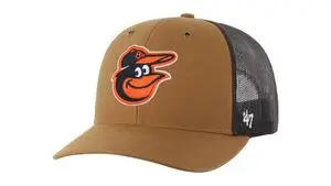'47 X Carhartt Mlb Baltimore Orioles Trucker Cap - Brown