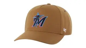 '47 X Carhartt Mlb Miami Marlins Hitch Cap - Brown