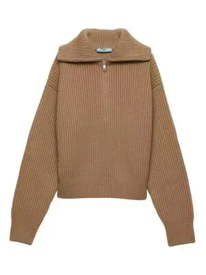 Prada Zip Up Sweaters For Women