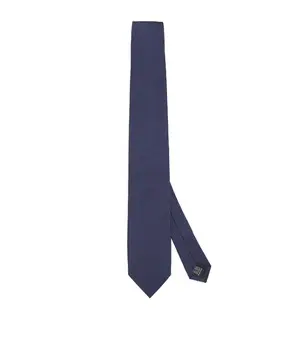 Pal Zileri Silk Geometric Jacquard Neck Tie - Navy