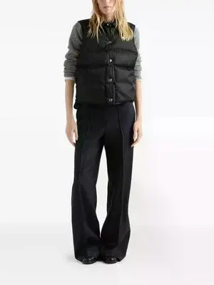 Prada Re-nylon Down Vest - Black