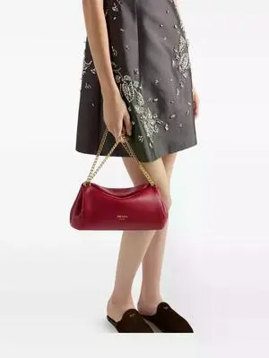 Prada Embroidered Silk And Wool Mini-dress