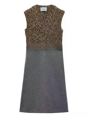 Prada Wool V-neck Dress
