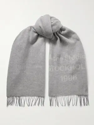 Fringed Wool Scarves