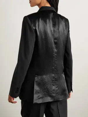 Maria Mcmanus Convertible Double-breasted Blazer - Black