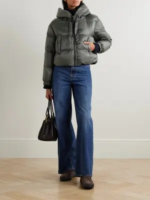 Max Mara The Cube Seie Hooded Quilted Down Jacket