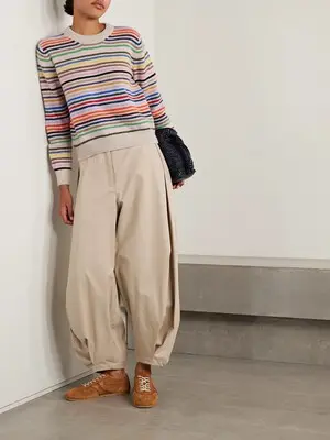 Suzie Kondi Kismet Striped Cashmere Sweater