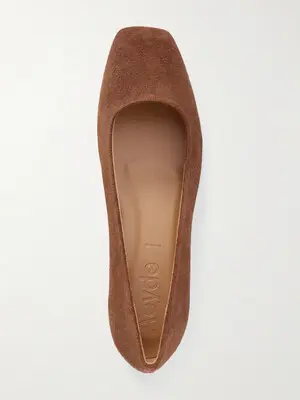 AeydĒ Ida Suede Ballet Flats