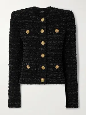 Balmain Chenille-tweed Jacket