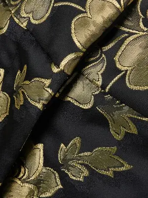 DESTREE Beatrice Floral-brocade Wide-leg Pants