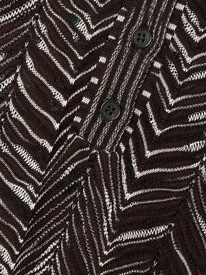 Missoni Striped Crochet-knit Wool-blend Sweater