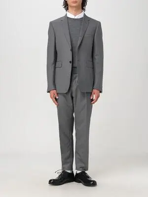 Thom Browne 4-bar Stripes Wool Pullover - Grey