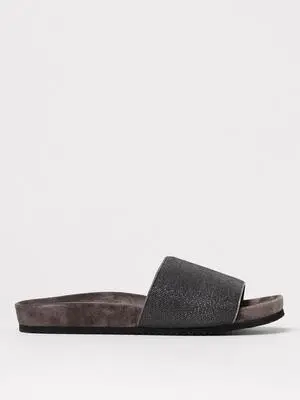 Brunello Cucinelli Embellished Flat Sandals