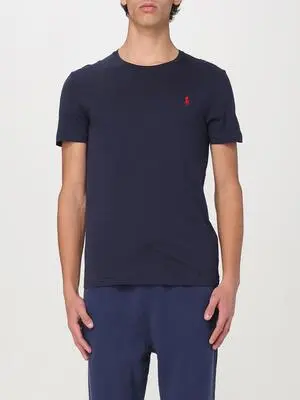 Polo Ralph Lauren Cotton T-shirt With Logo Blue