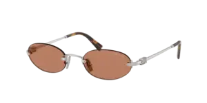 Miu Miu Rimless Sunglass - Brown