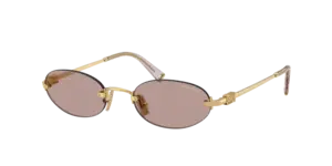 Miu Miu Sunglasses Light Purple Brown