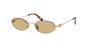 Miu Gold Tone Eyewear For Women