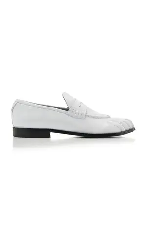 Coperni Five-toe Leather Loafers - White
