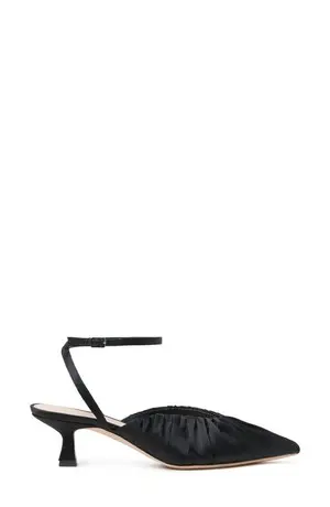 LOEFFLER RANDALL Rio Ankle Strap Pointed Toe Pumps