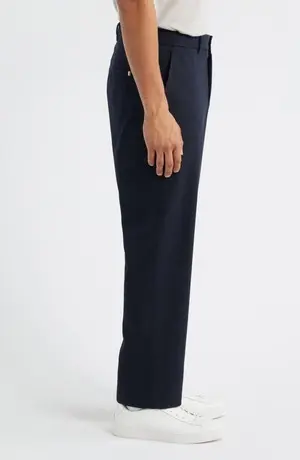 BOSS Virgin Wool Straight-leg Pants
