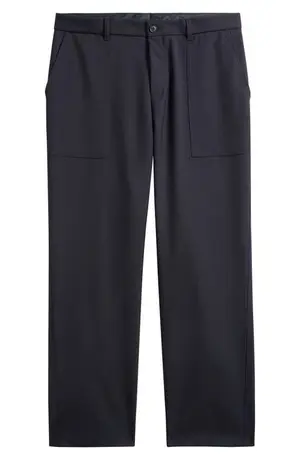 BOSS Virgin Wool Straight-leg Pants