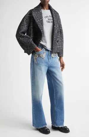 Dolce & Gabbana Plaid Crop Jacket