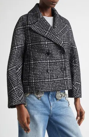Dolce & Gabbana Plaid Crop Jacket