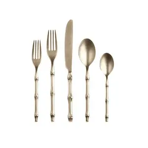 MEPRA Bali Flatware Set5 Pieces Pewter Champagne