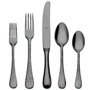 MEPRA Epoque Flatware Set20 Pieces Black Gold