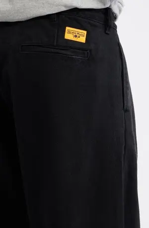 SERVICE WORKS Part Timer Pleated Jeans - Dark Wash