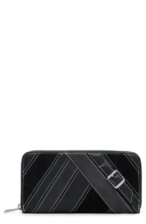 Desigual Faux Leather Continental Wallet - Black