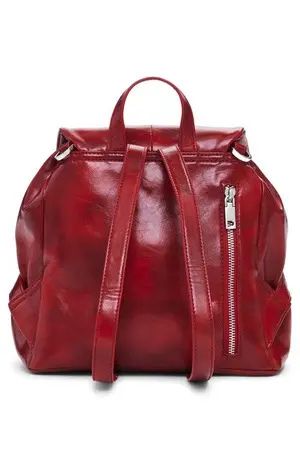 Desigual Bow Accent Faux Leather Backpack