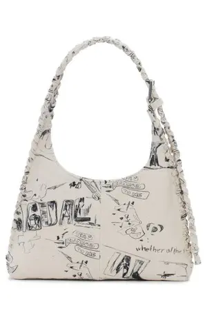 Desigual Lettering Print Shoulder Bag