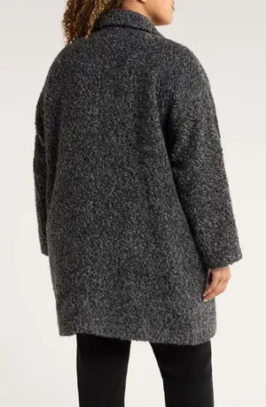 Eileen Fisher Notch Collar Long Coat