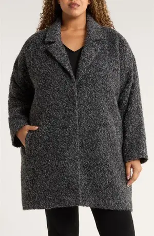 Eileen Fisher Notch Collar Long Coat