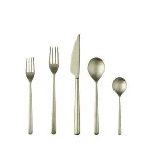 MEPRA Linea Flatware Set20 Pieces Ice Champagne