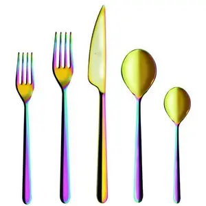 MEPRA Linea Flatware Set20 Pieces Rainbow