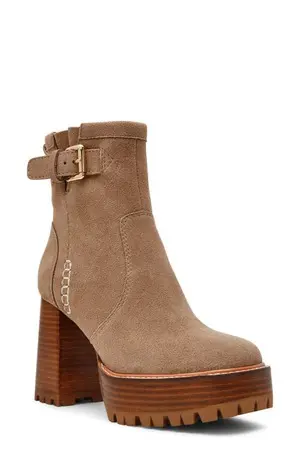 Chunky Block Heel Booties