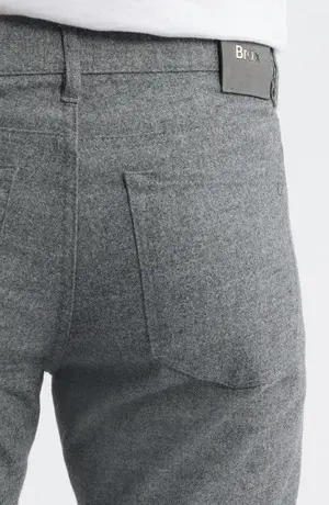 BRAX Chuck Modern Fit Ceramica Flannel Five-pocket Pants - Graphite