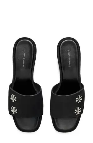 Tory Burch T-lock Wedge Sandal - Perfect Black