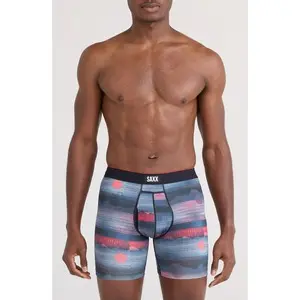 SAXX Multisport Mesh Boxer Briefs - Mystery Peaks-multi