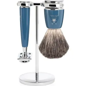 MUHLE Rytmo Pure Badger Shaving Set - Petrol Blue