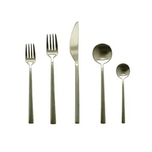 MEPRA Movida Flatware Set20 Pieces - Ice Champagne