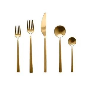 MEPRA Movida Flatware Set20 Pieces Ice Gold