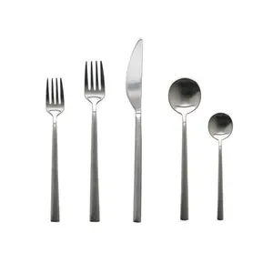 MEPRA Movida Flatware Set20 Pieces Ice Silver