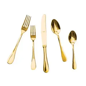 MEPRA Brescia Flatware Set20 Pieces Gold