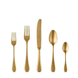 MEPRA Vintage Flatware Set20 Pieces - Gold