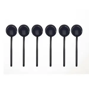 MEPRA Due Moka Spoons Set6 Pieces - Black Gold