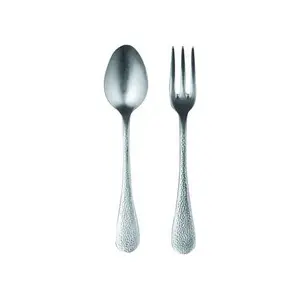 MEPRA Epoque Serving Set2 Pieces Pewter Silver